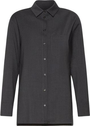 Max Mara Chemise Op&eacute;ra - Femme - Blouses et Chemises - Gris - Taille: 40 FR
