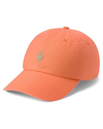Ralph Lauren Cap aus Baumwoll-Twill mit Pony-Stickerei in