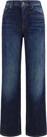 7 For All Mankind Straight-leg Vintage Wash Jeans - - Jeans - Damen - Blau - W30