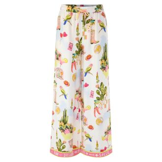 Marc Cain Willmar Wide Fit Hose - - Trousers - Damen - Wei&szlig; - S
