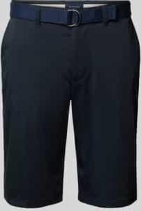 Christian Berg Bermudas aus Light Baumwolle mit G&uuml;rtel