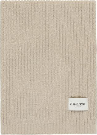 Marc O'Polo Knitted Scarf Gray Silk
