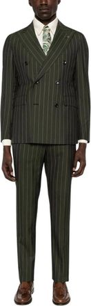 Tagliatore Homme, Costumes, Vert, Taille: S Double Breasted Suit