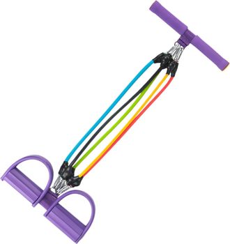 Generico Elastisches Pedalband | &Uuml;bungszubeh&ouml;r, elastisches Band, verstellbar, rutschfest, f&uuml;r Training zu Hause, Fitness, Armdehnung, Taille, Beine