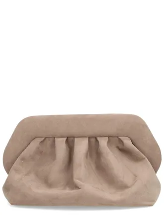 Themoir&egrave; Womens Clutch Bag Finish Grey Polyester