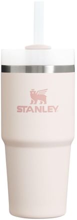 Stanley Stanley Quencher H2.0 FlowState - Vaso de acero inoxidable aislado al vacío con tapa y popote para agua, té helado, café, licuados y más, rosa cuarzo,