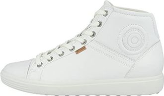 Ecco Femme Soft 7 Ladies Fashion-sneakers, Blanc White 1007, 39 EU