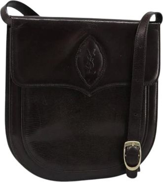 Saint Laurent Sac bandouli&egrave;re vintage doccasion - Femme - Pre-owned - Brun - Taille: ONE Size