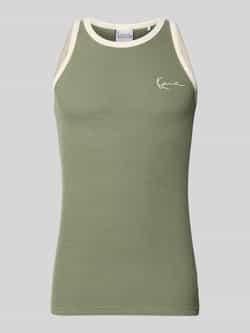 Karl Kani Slim Fit Top mit Logo-Stitching