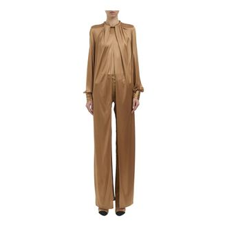 Elisabetta Franchi Casacca in Jersey Lucido - - Blouses & Shirts - Damen - Beige - S