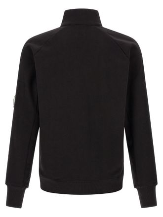 C.P. Company Half-Zip Cotton Sweatshirt - Black