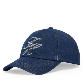 Tommy Hilfiger Cap Tommy Hilfiger Th Script Denim AM0AM14551 Dunkelblau