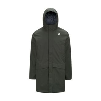 K-Way Jarno Twill Marmotta - - Jackets - Herren - Gr&uuml;n - XL