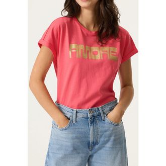 Garcia Tee Shirt AMORE Rose