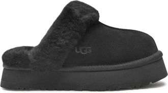 UGG Ugg, Femme, Chaussures, Noir, Taille: 37 EU Disquette Slippers