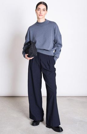 JAN 'N JUNE Damen vegan Pullover Yin Turbulence Grau