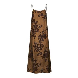 Uma Wang UMA Wang - Robe UMA Wang Uw5087-Uw247 - Femme - Robes - Brun - Taille: 42 FR