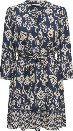 Only Damen Onlantonia Life 3/4 Short Dress WVN, Cloud Dancer, 3XL