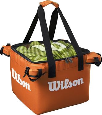 Wilson Tasche für Ballwagen, Tennis Teaching Bag, Für bis zu 150 Bälle, Orange, WRZ541100