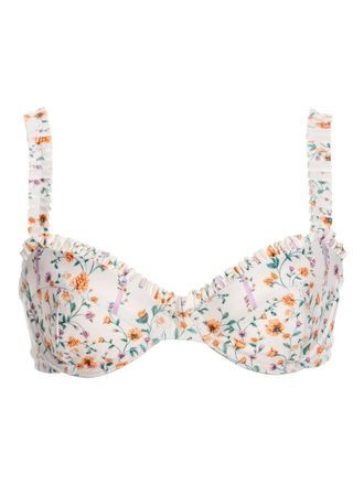 Agua Bendita haut de bikini Agraz Chinesis - Blanc