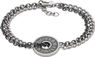 Emporio Armani Herren Silber Edelstahlarmband, EGS3094040