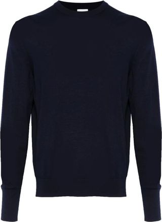 Eleventy Homme, Pulls, Bleu, Taille: L Crew Neck Sweater