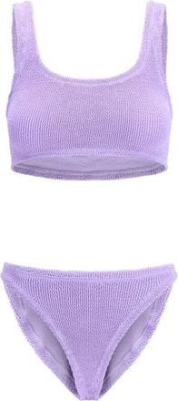 Hunza G Femme, Maillots de bain, Violet, Taille: ONE Size Bikini en polyamide au design minimaliste