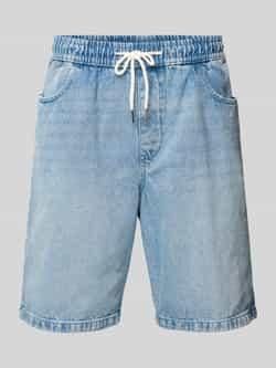 Review Relaxed Fit Jeans Shorts mit elastischem Bund - Jorts