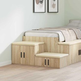 vidaXL Vidaxl Armadio 2 Pz Rovere Sonoma 108 X 41 X 40 Cm