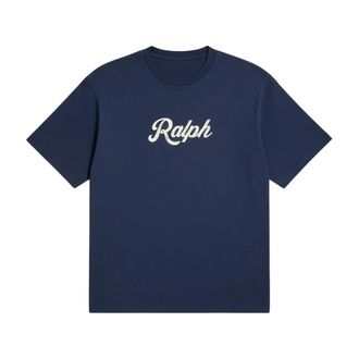 Polo Ralph Lauren Logo T-Shirt - Homme - Tops - Bleu - Taille: L
