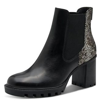 Tamaris Femme Damen Chelsea 1-25371-45 Bottine, Peigne Noir, 42 EU