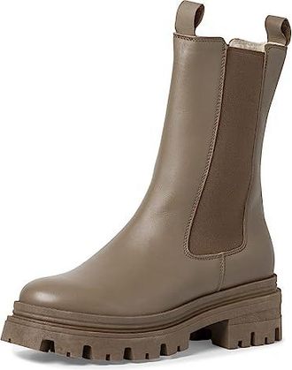 Tamaris Femme Bottines, Dame Bottines Chelsea,Semelle intérieure Amovible,Demi-Bottes,Bottines,Bottes de Glisse,Haute,Sage,39 EU