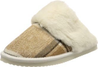 Flip*Flop Damen slipcheck Hausschuh, Taupe, 39 EU