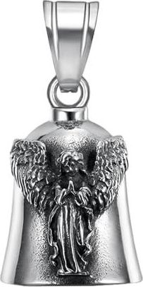 Generic Cloche De Gardien De Moto - Cloche De Motard, Cloche De Conduite, Breloque De Protection De Moto, Cloche De Chance De Motard, Cloche En M&eacute;tal De Haute