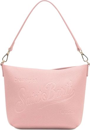 MC2 Saint Barth sac porté épaule Aline en cuir - Rose