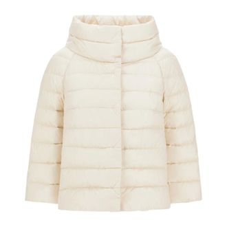 Herno Sofia Mini Cape - Femme - Vestes - Beige - Taille: 40 FR