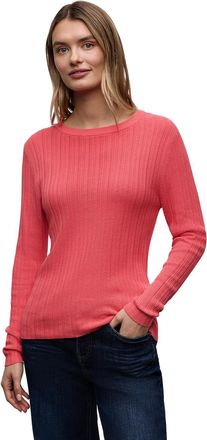 Street One Damen Pullover mit Rippstruktur