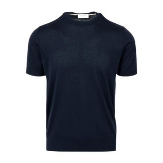 Paolo Pecora Rundhals-Strick - - Knitwear - Herren - Blau - L