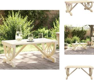 vidaXL Vidaxl - Table basse de jardin 90x50x40 cm bois de sapin massif - Table Basse Jardin - Table Extérieur - Mobilier Jardin - Table Bois - Sapin Massif