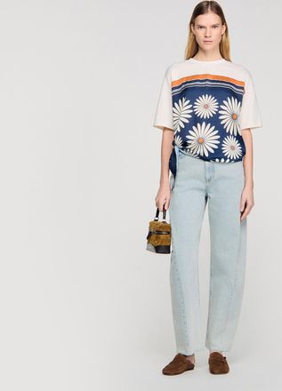 Sandro Foulard-T-Shirt