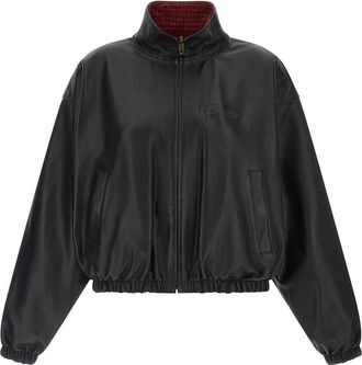 Balenciaga Lederjacke - Schwarz