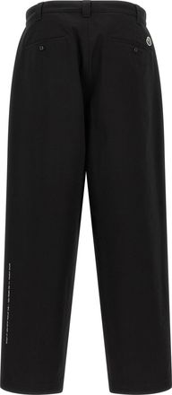 Moncler Cotton Gabardine Trousers - Black