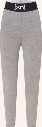 super.natural 3/4-Tight Tundra 175 Mit Merinowolle grau
