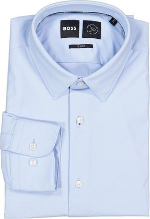 HUGO BOSS Herren Hemd blau Slim Fit