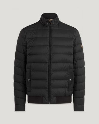 Belstaff Circuit Jacke F&uuml;r Herren Daunengef&uuml;lltes Nylon Schwarz 48