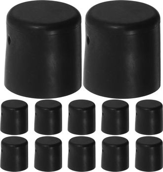 DOITOOL 64 Stück Teiliges Runde Möbelbein-schoner aus Robustem Kunststoff und Gummi rutschfeste Verschleißfeste Stuhl Tischbeinschutzkappen Passend für Stuhl 