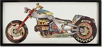 World Art Motorrad in blau