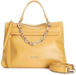 Caf&egrave;noir Malle Avec Poche Avant Et Cha&icirc;ne &Eacute;maill&eacute;e Multicolore, Pour Femme, Couleur Orange, Taille Taille Unique