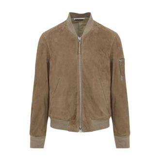 Tom Ford Homme, Vestes, Brun, Taille: XL Bomber en daim l&eacute;ger