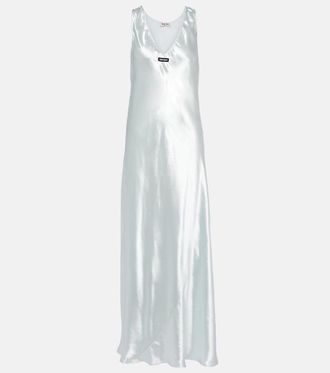Miu Miu Maxikleid aus Satin